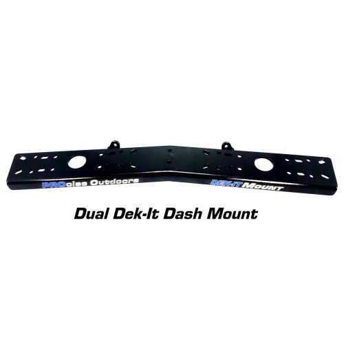 PROcise DEK-It Fish Finder Mount for Boats, Dual Unit(22.5) Deck Mount ...